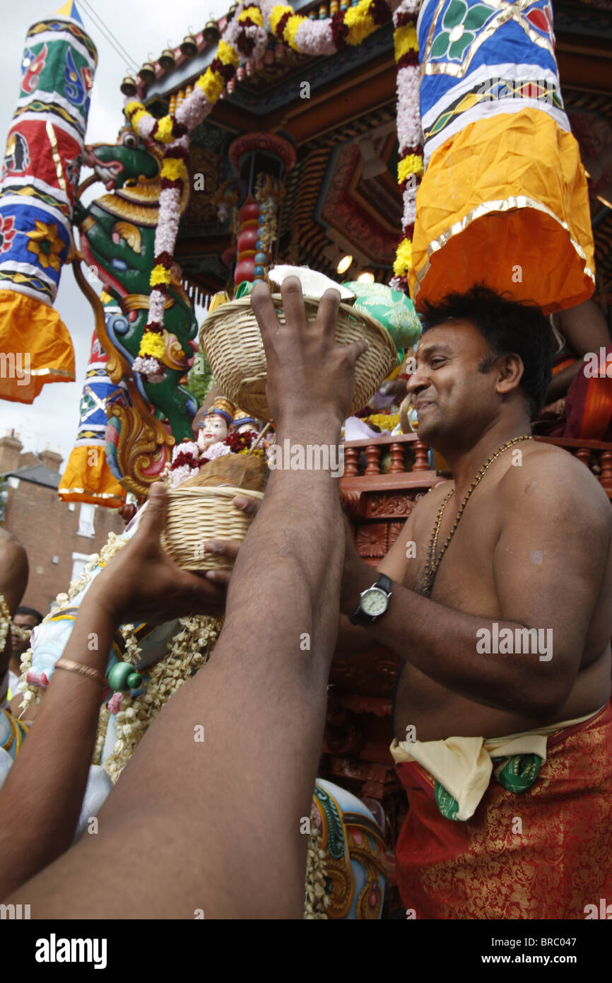 Chariot festival offerings, London, England, UK Stock Photo - Alamy