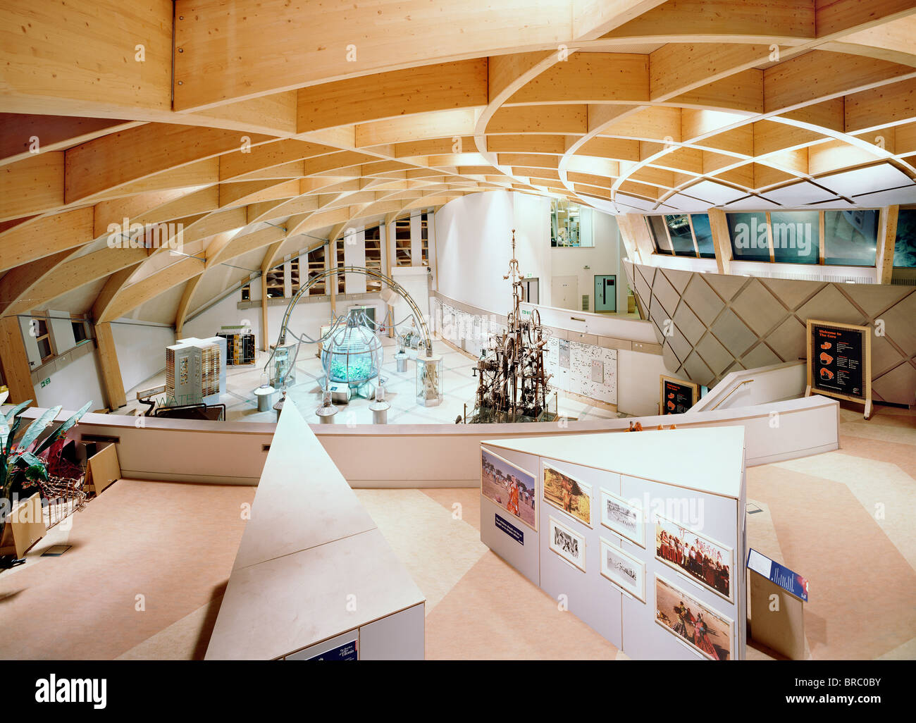 Interior of The Core - Eden Project Stock Photo - Alamy