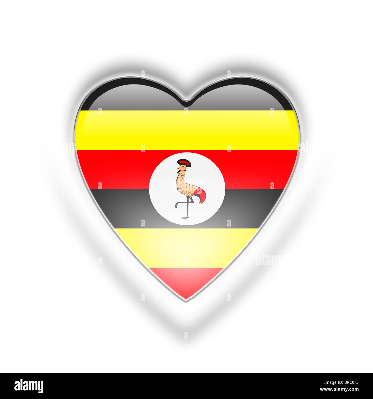 Uganda flag Cut Out Stock Images & Pictures - Alamy