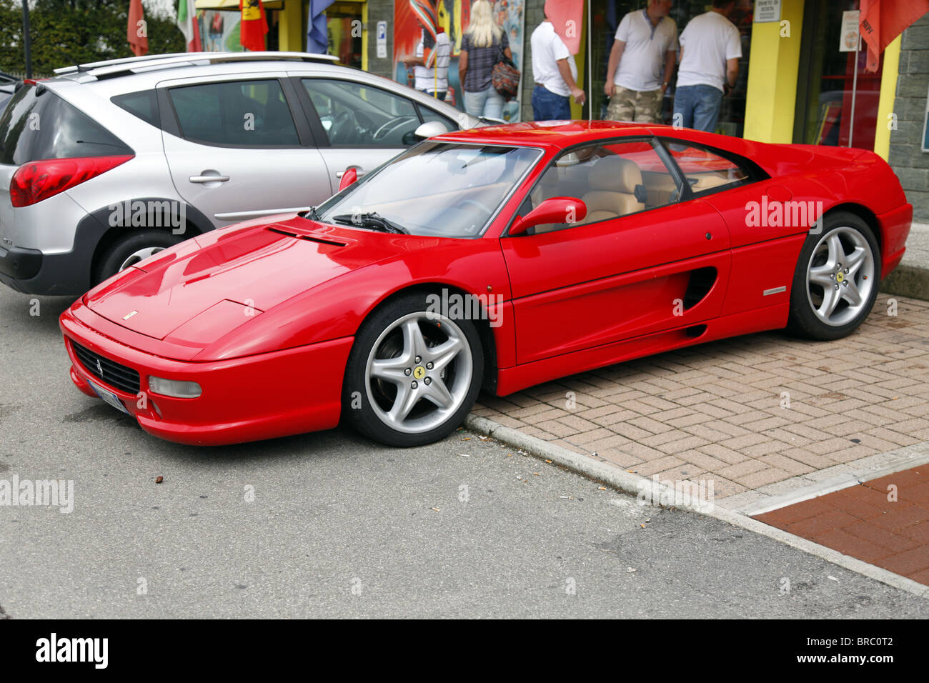RED FERRARI 355 BERLINETTA MARANELLO ITALY MARANELLO ITALY MARANELLO ...
