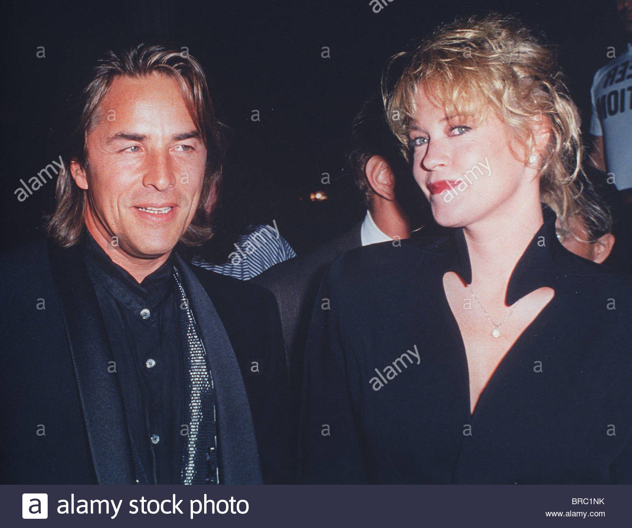 Melanie Griffith And Don Johnson Stock Photos & Melanie Griffith And ...
