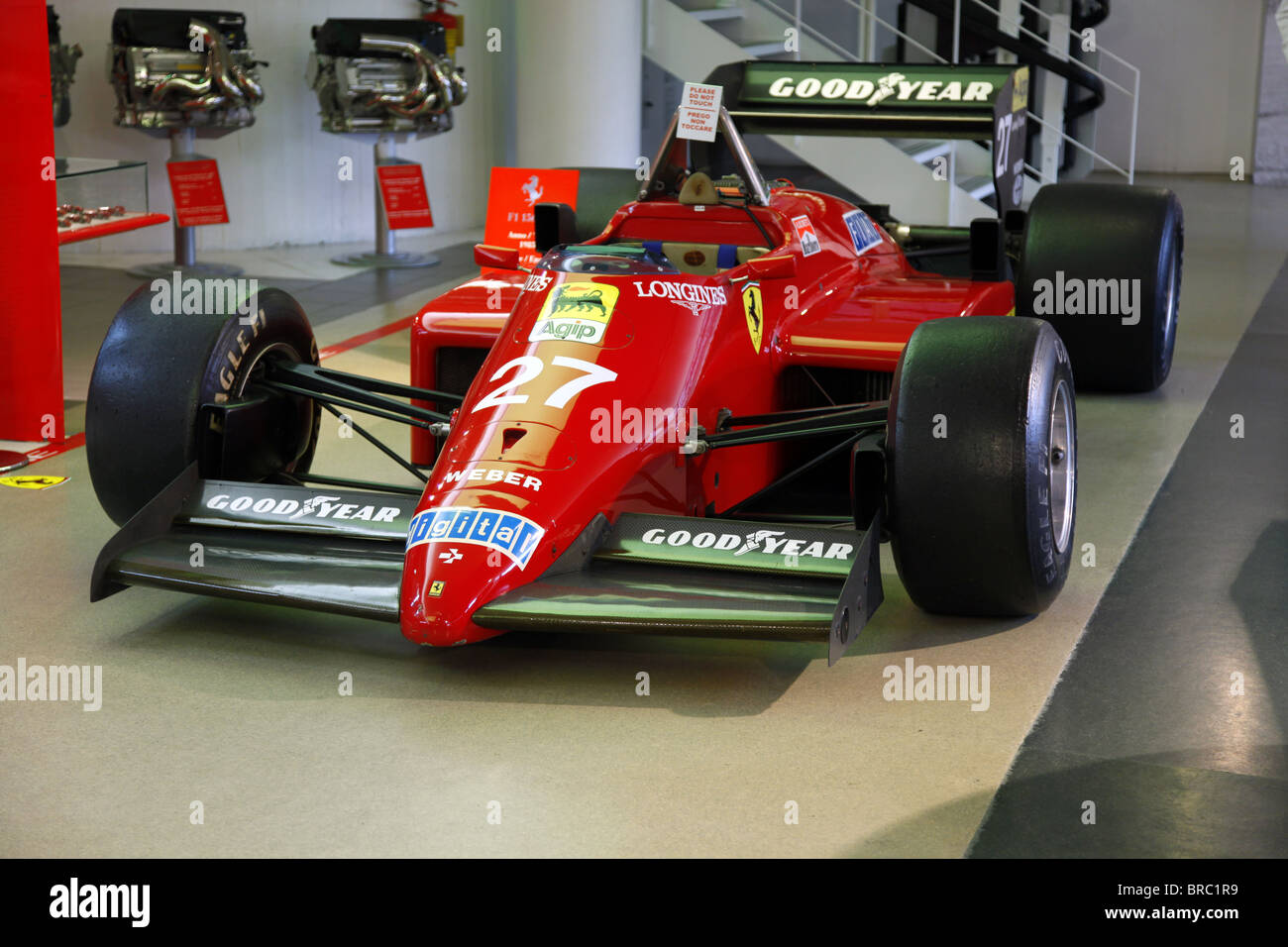 FERRARI F156 RACING CAR 1985 GALLERIA MUSEUM MARANELLO ITALY GALLERIA ...