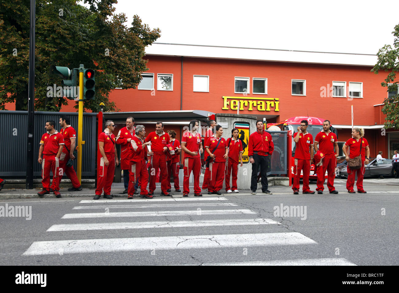 Ferrari Factory Entrance Sign Maranello Stock Photos & Ferrari Factory ...