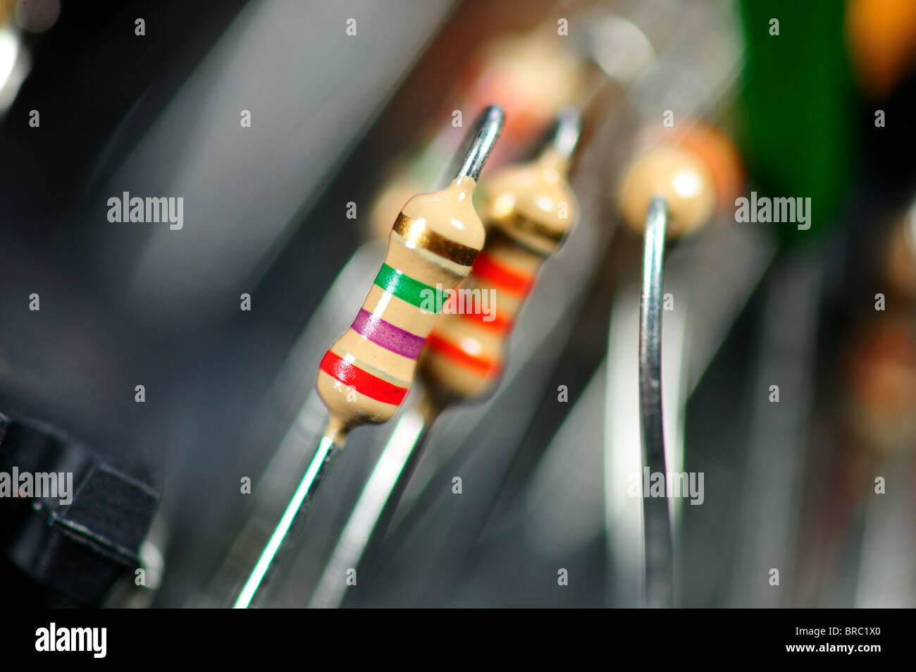 Color coded resistor hi-res stock photography and images - Alamy