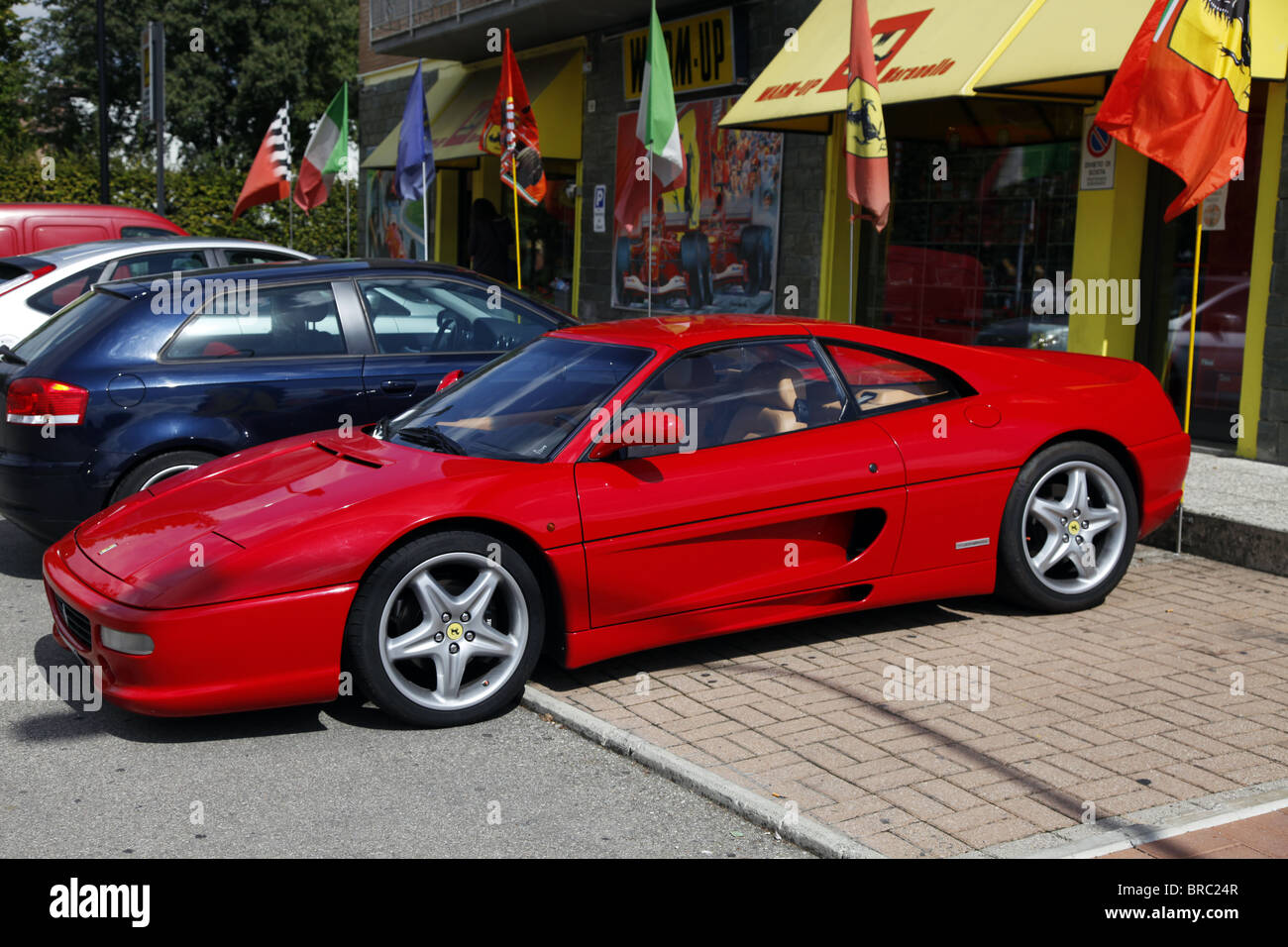 RED FERRARI 355 BERLINETTA MARANELLO ITALY MARANELLO ITALY MARANELLO ...