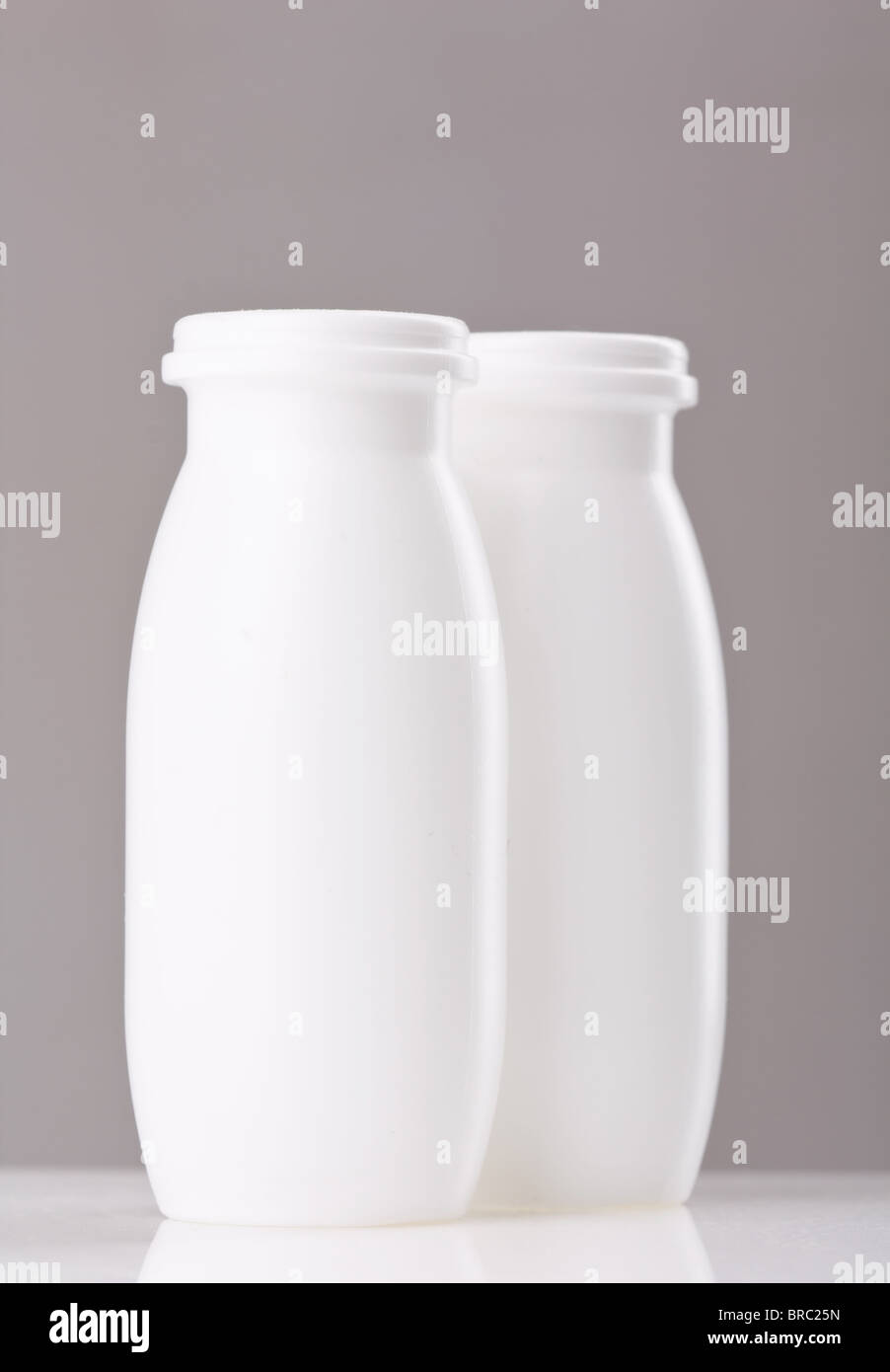 bottles of yogurt Stock Photo - Alamy