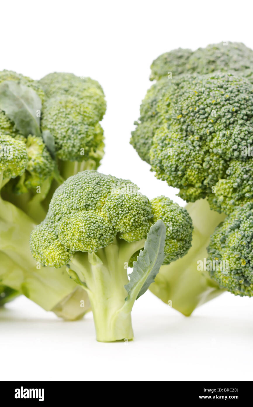 Fresh Raw Green Broccoli Stock Photo - Alamy