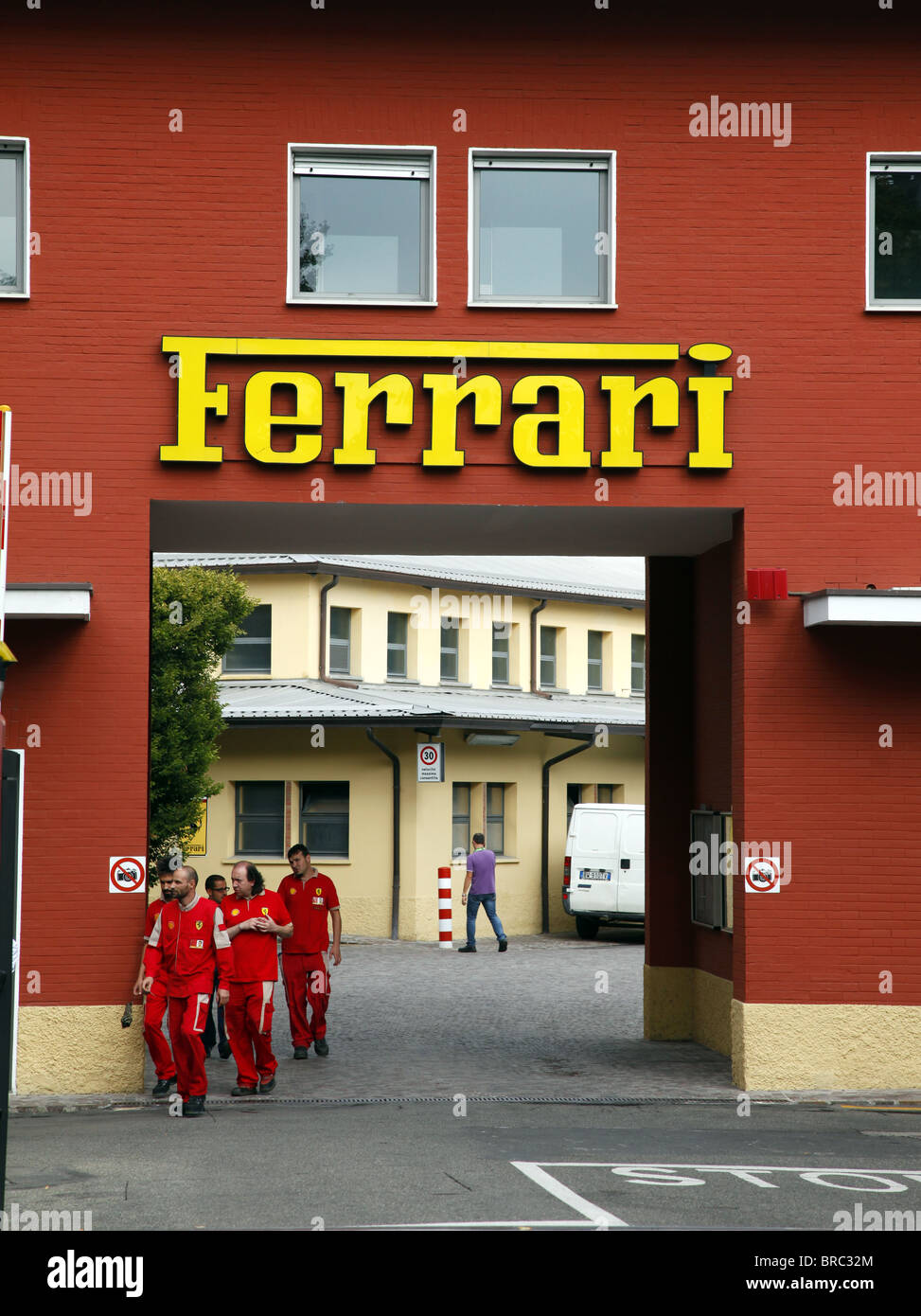 FERRARI FACTORY ENTRANCE SIGN MARANELLO ITALY MARANELLO ITALY MARANELLO ...