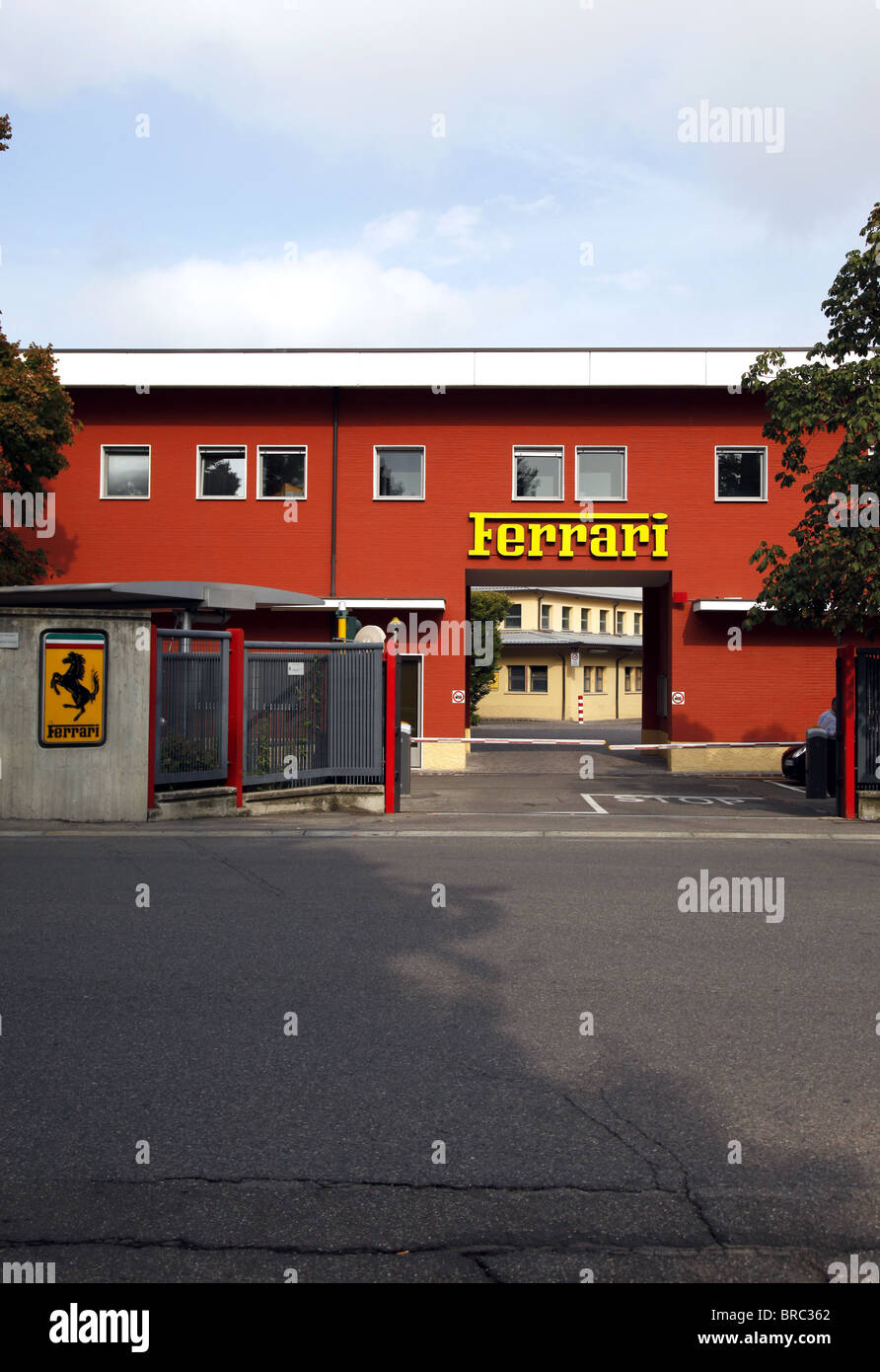 FERRARI FACTORY ENTRANCE SIGN MARANELLO ITALY MARANELLO ITALY MARANELLO ...