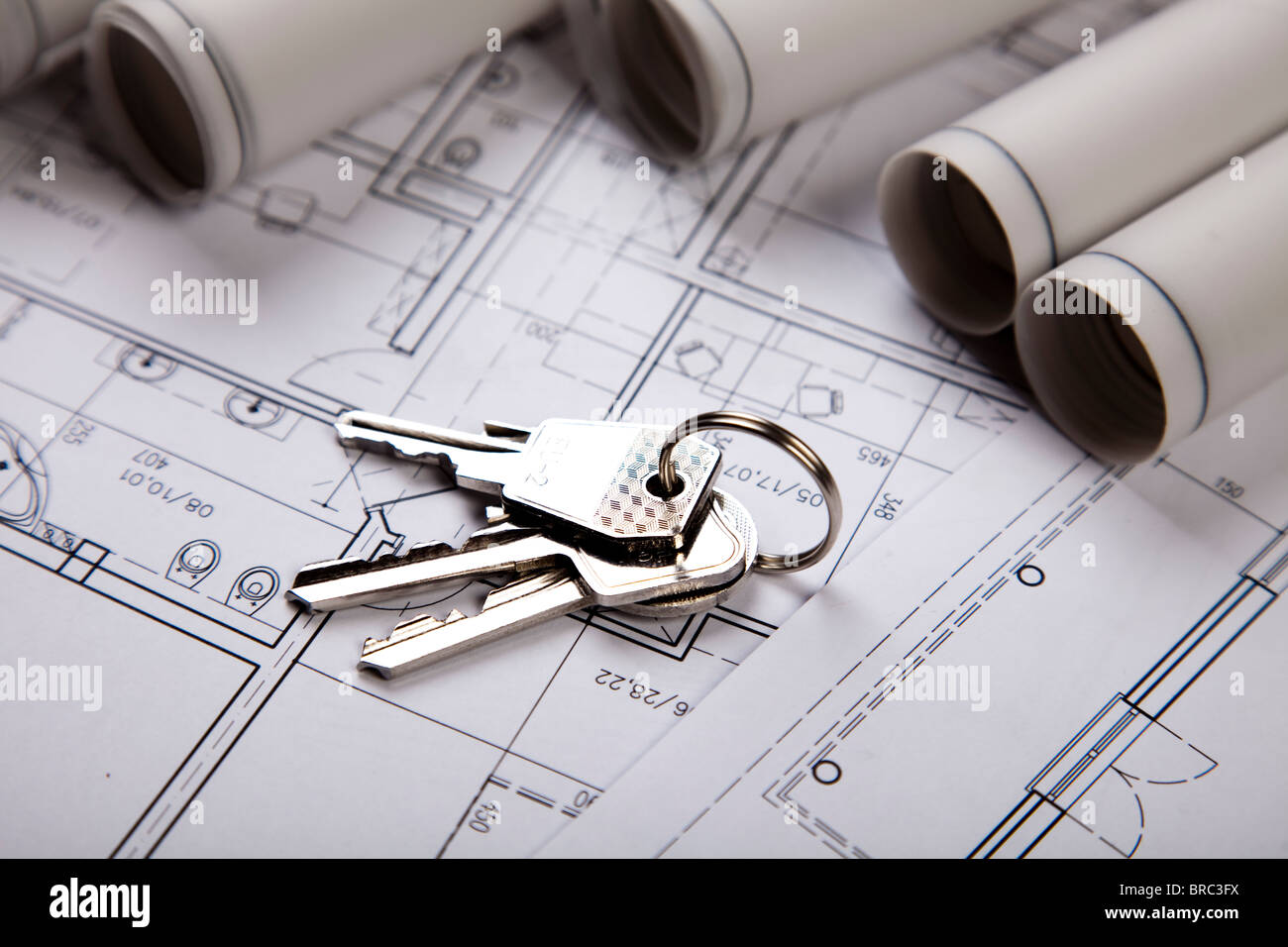 Architecture plan & new home Stock Photo - Alamy