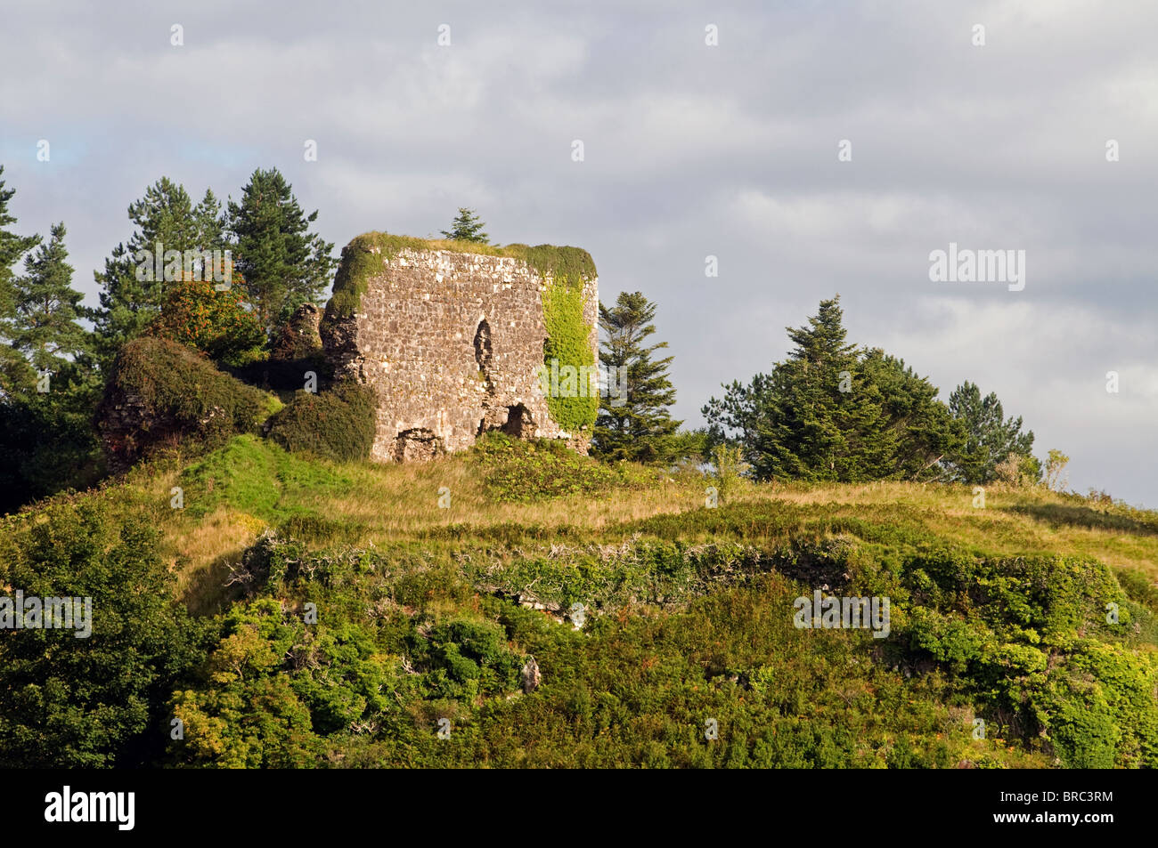 Aros Castle on the Isle of Mull, Across the Mouth of the Aros River ...