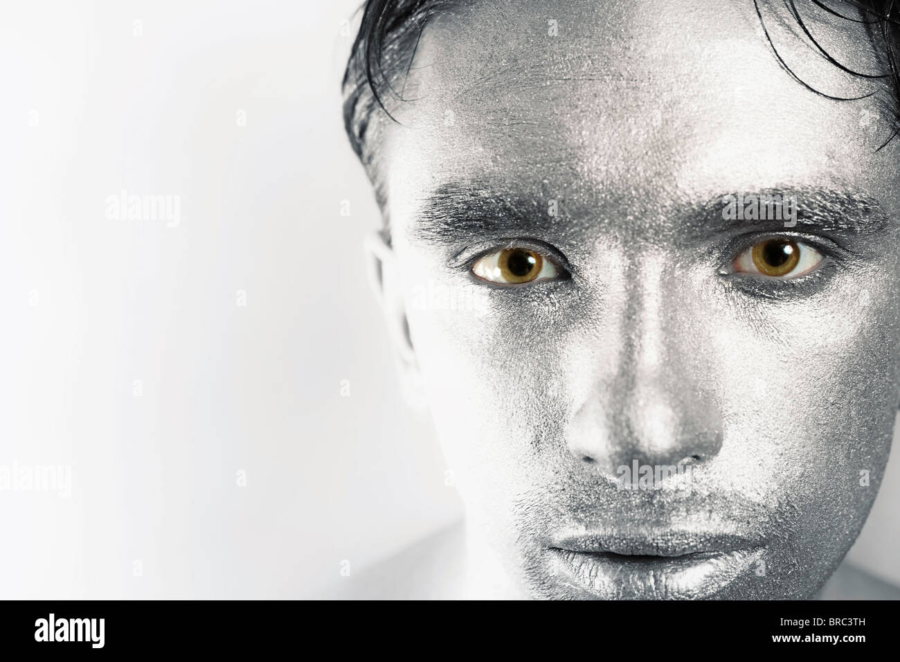 Metallic Face Makeup