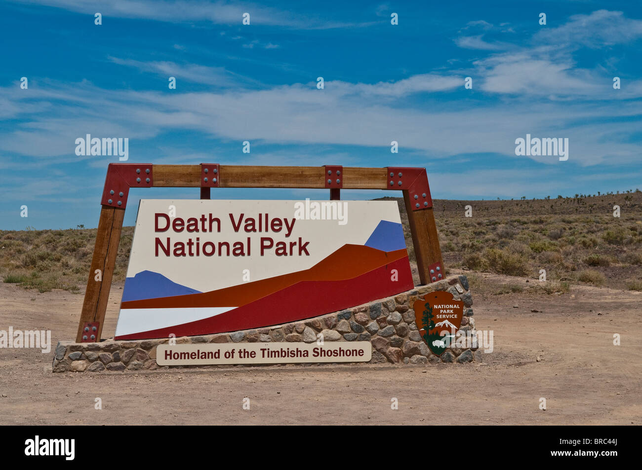 Death Valley National Park Sign High Resolution Stock Photography and ...