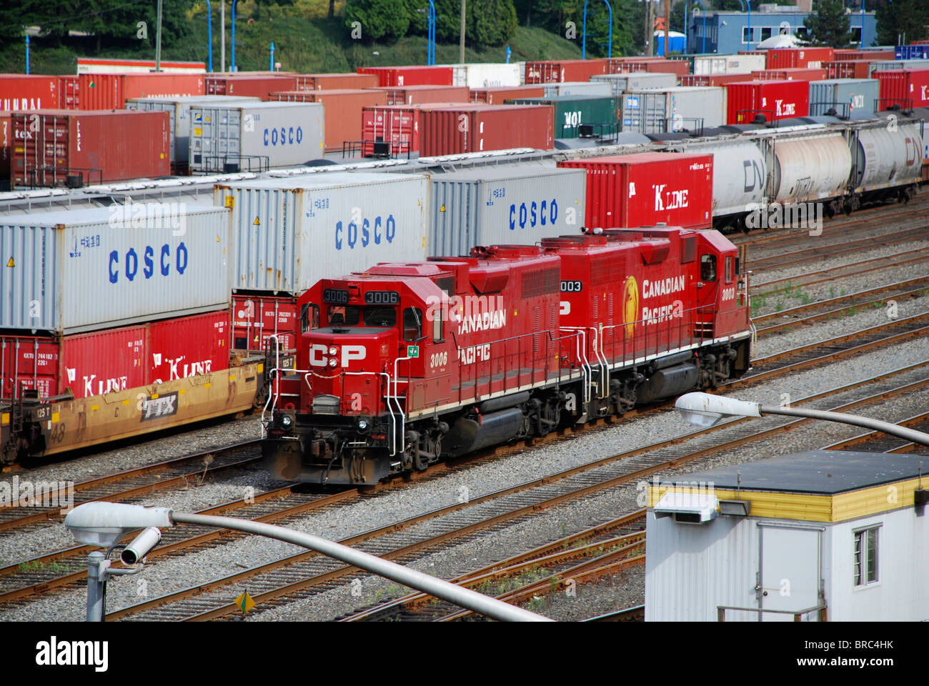Cp rail train goods train hi-res stock photography and images - Alamy