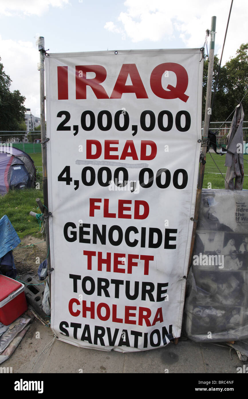 Protest poster outside Palace of Westminster.London Stock Photo - Alamy