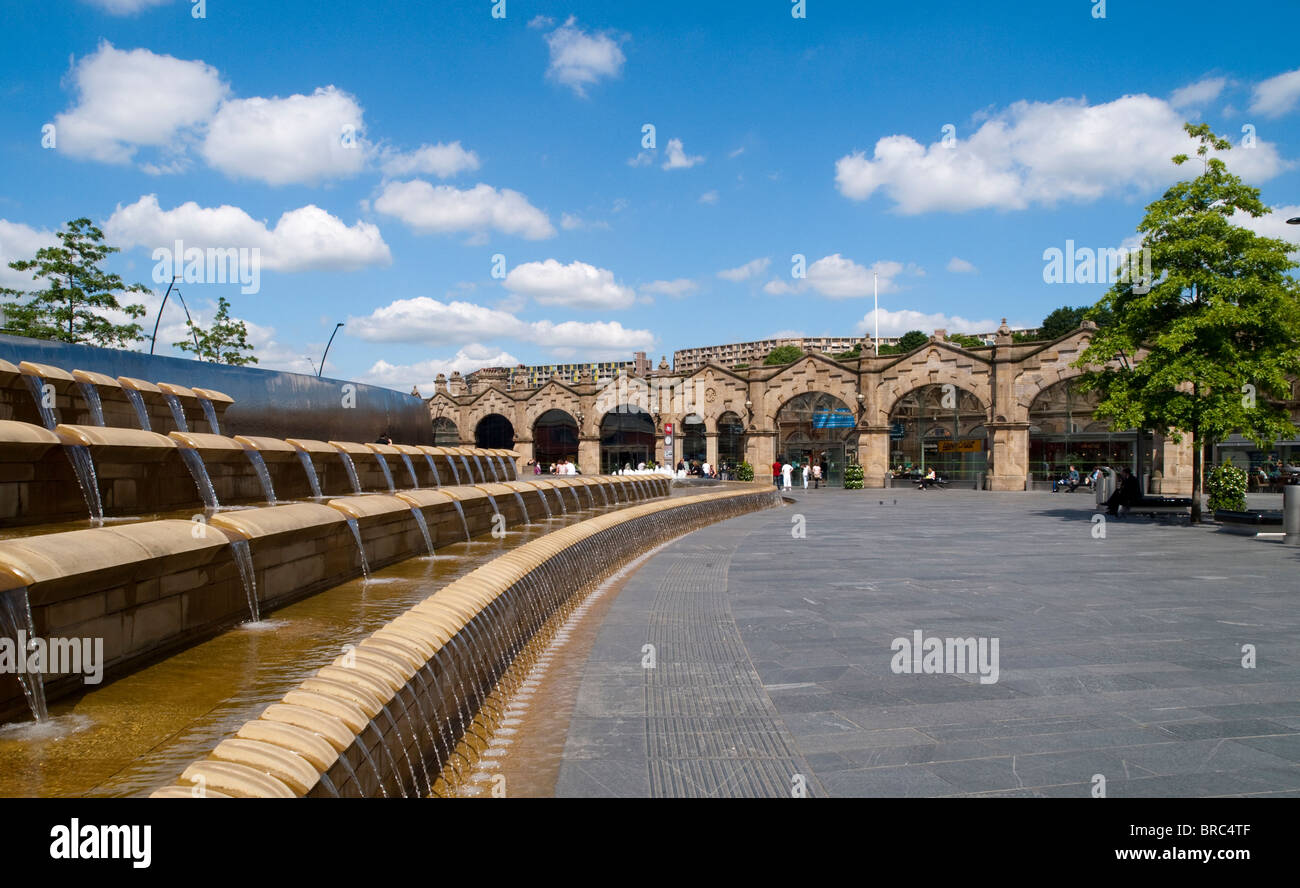 Sheaf Square in Sheffield City Centre, South Yorkshire England UK Stock ...