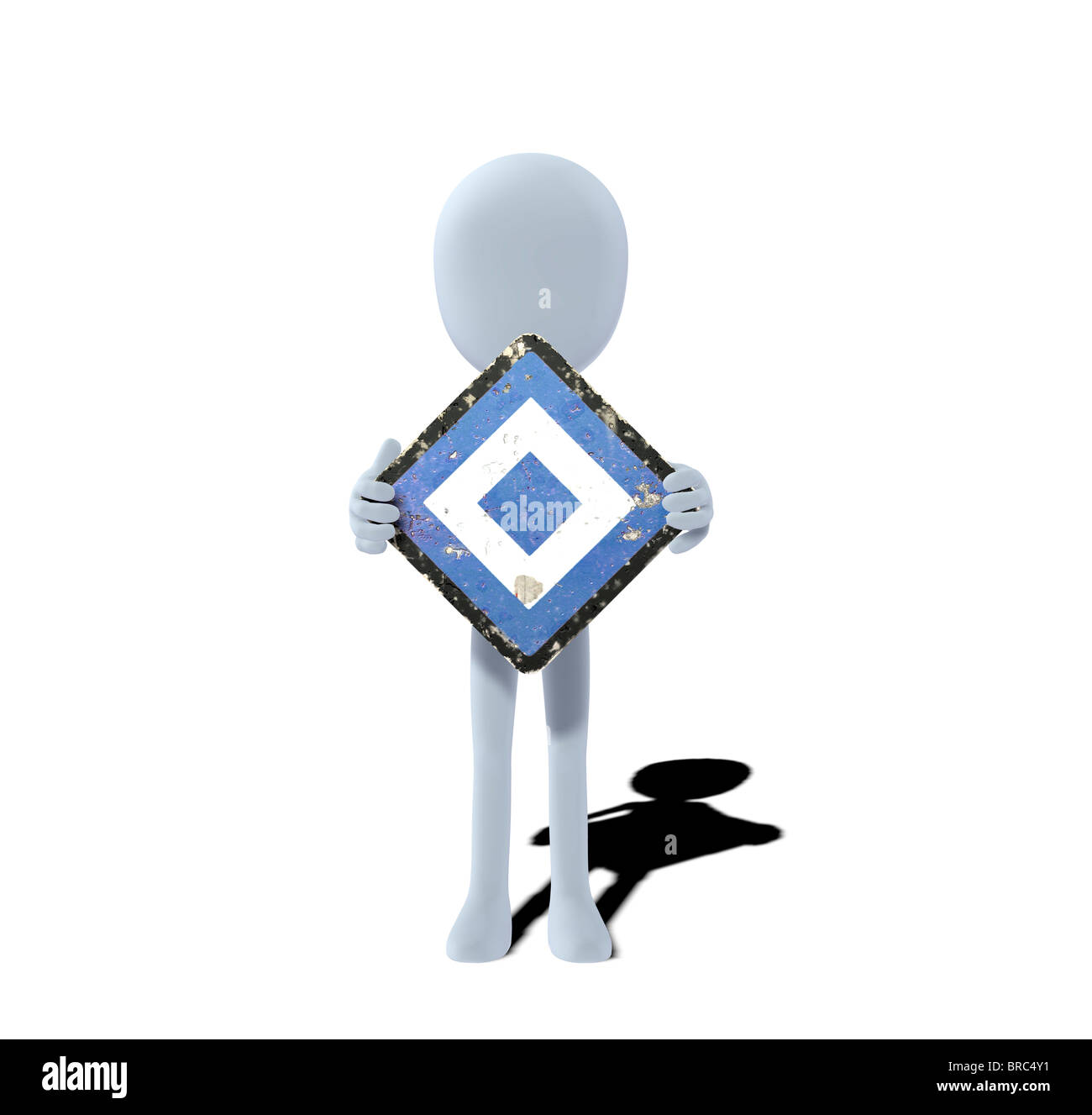 Man with square Cut Out Stock Images & Pictures - Alamy