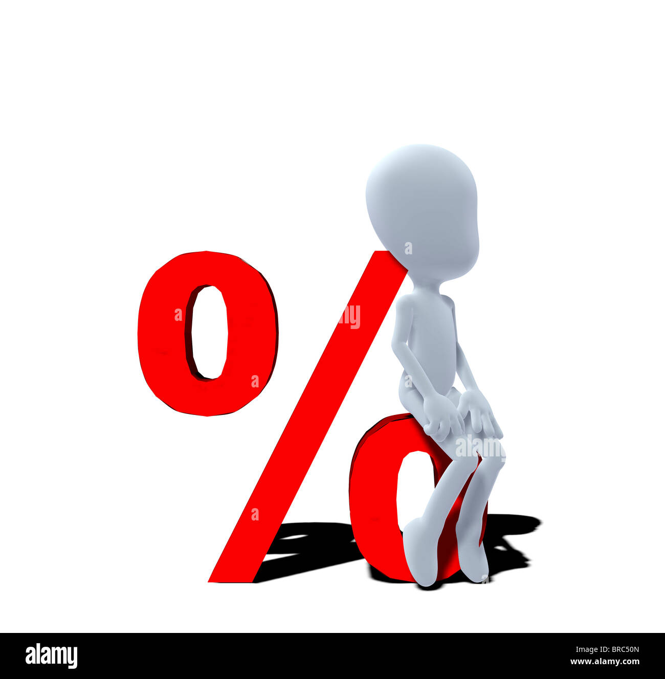 concept figure with percent sign Stock Photo - Alamy