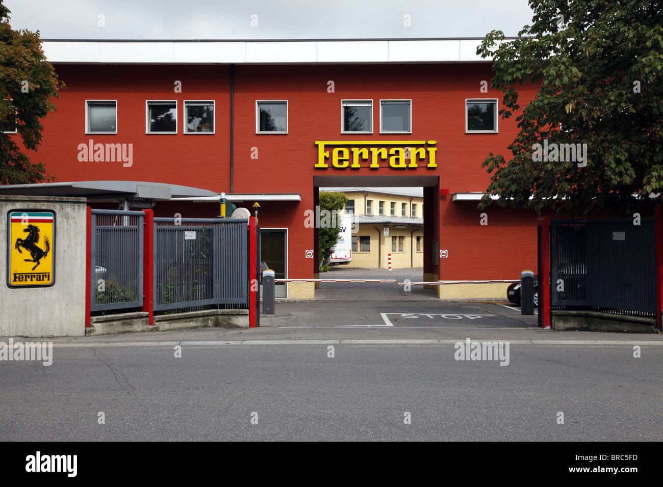 FERRARI FACTORY ENTRANCE SIGN MARANELLO ITALY MARANELLO ITALY MARANELLO ...