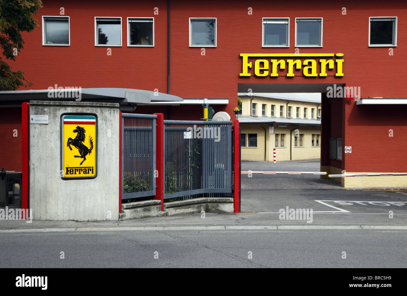 FERRARI FACTORY ENTRANCE SIGN MARANELLO ITALY MARANELLO ITALY MARANELLO ...