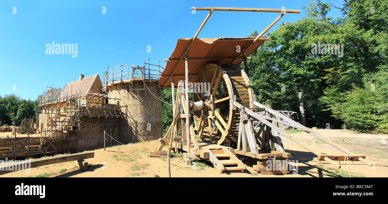 a strong castle medieval building Stock Photo - Alamy