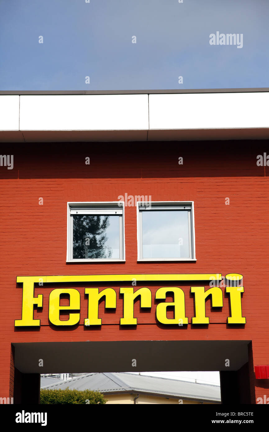 FERRARI FACTORY ENTRANCE SIGN MARANELLO ITALY MARANELLO ITALY MARANELLO ...