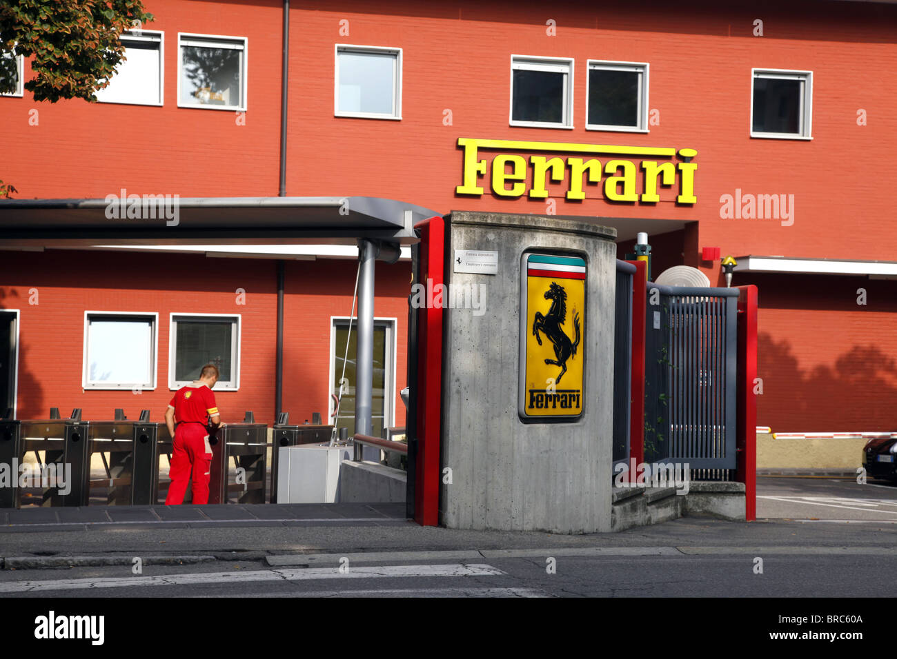 FERRARI FACTORY ENTRANCE SIGN MARANELLO ITALY MARANELLO ITALY MARANELLO ...