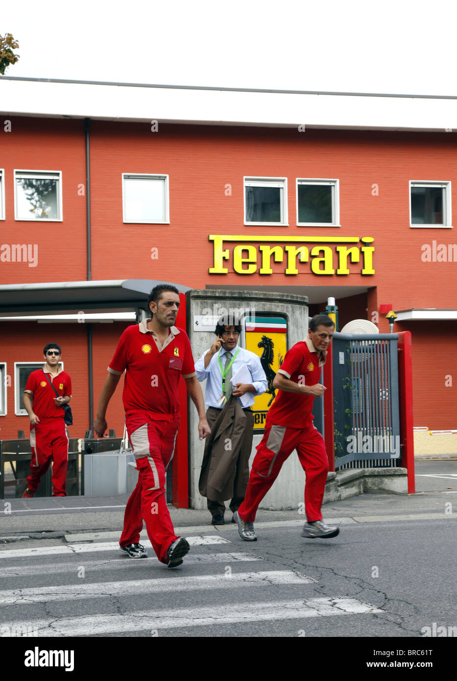 FERRARI WORKERS FACTORY ENTRANCE SIGN MARANELLO MARANELLO ITALY ...