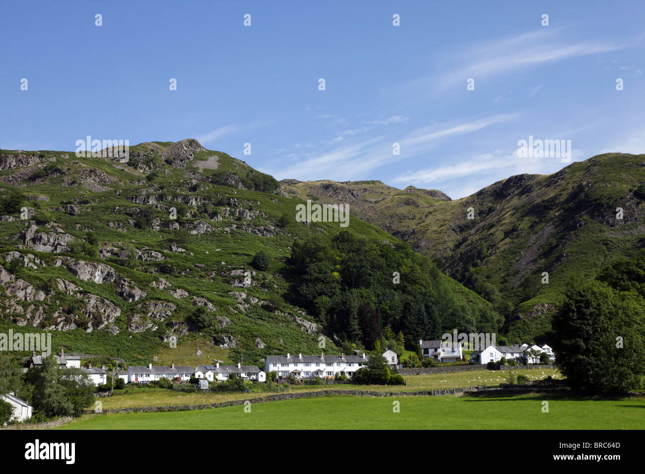 CHAPEL STILE VILLAGE THE LANGDALES CUMBRIA LAKE DISTRICT CUMBRIA ...