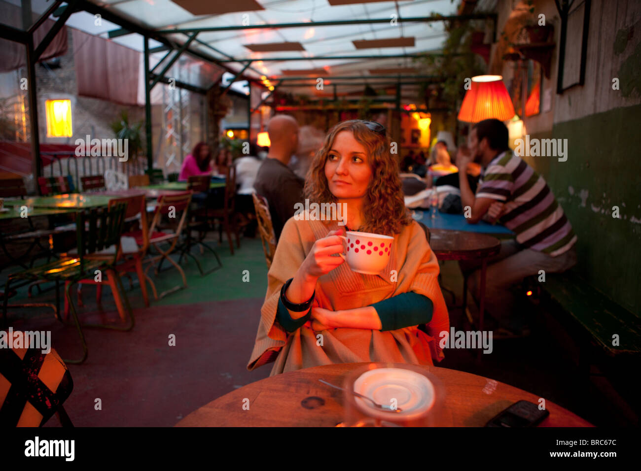 Budapest Szimpla Kert Woman High Resolution Stock Photography and ...