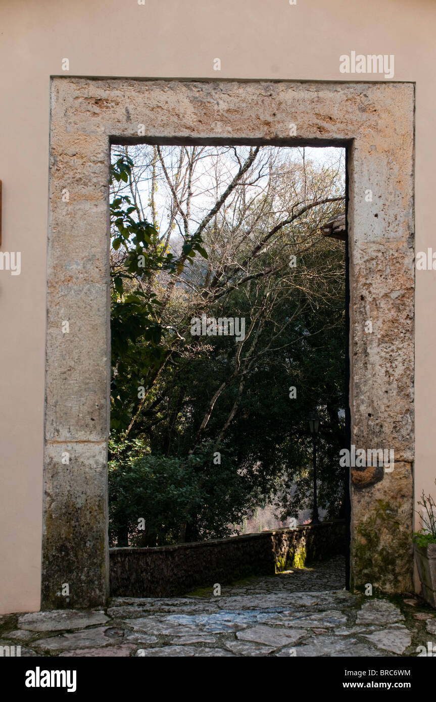 Franciscan Sanctuary of Fonte Colombo, Rieti, Lazio (Latium), Italy ...