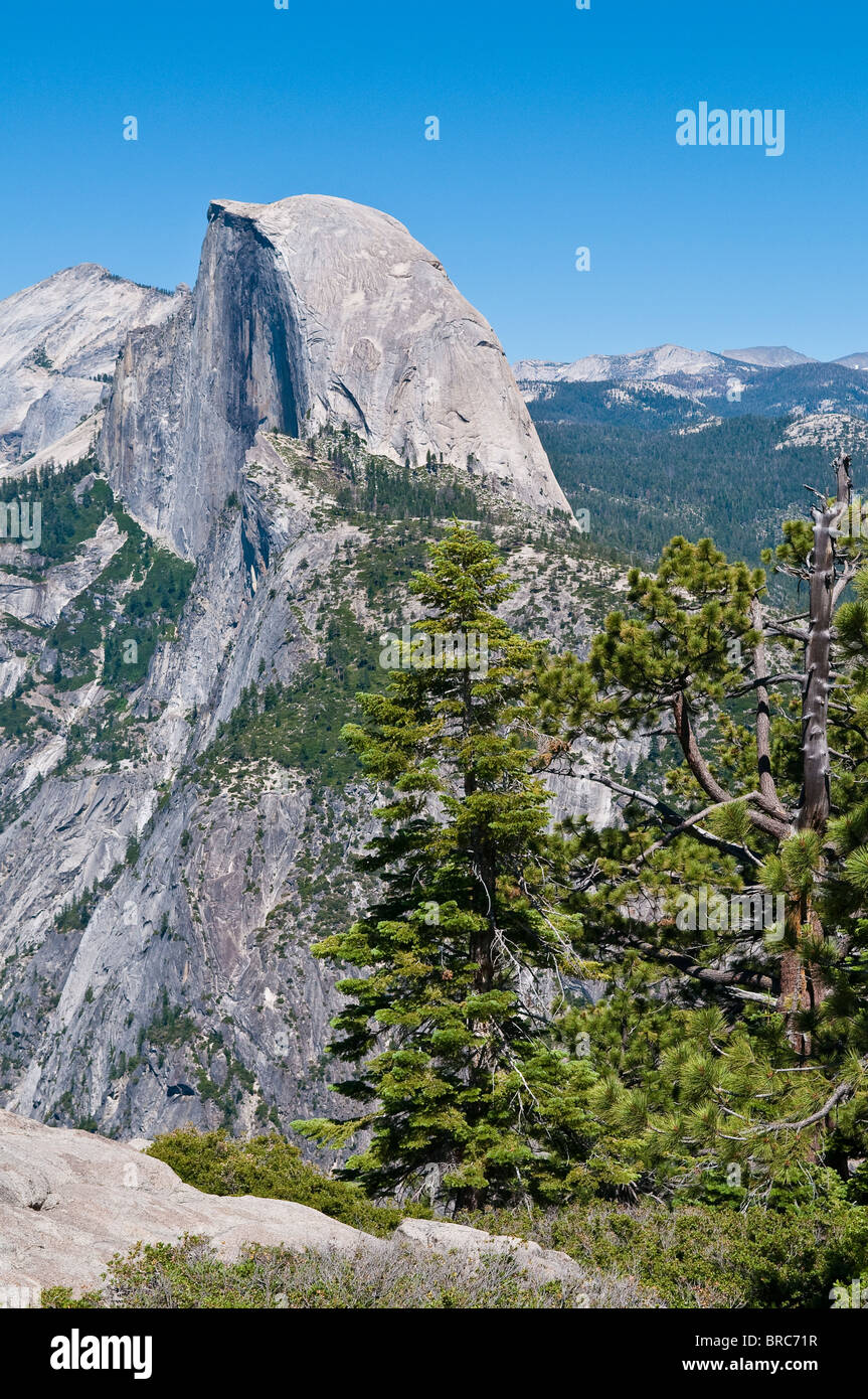 Half Dome Mountain seen from Glacier Point, Yosemite National Park ...
