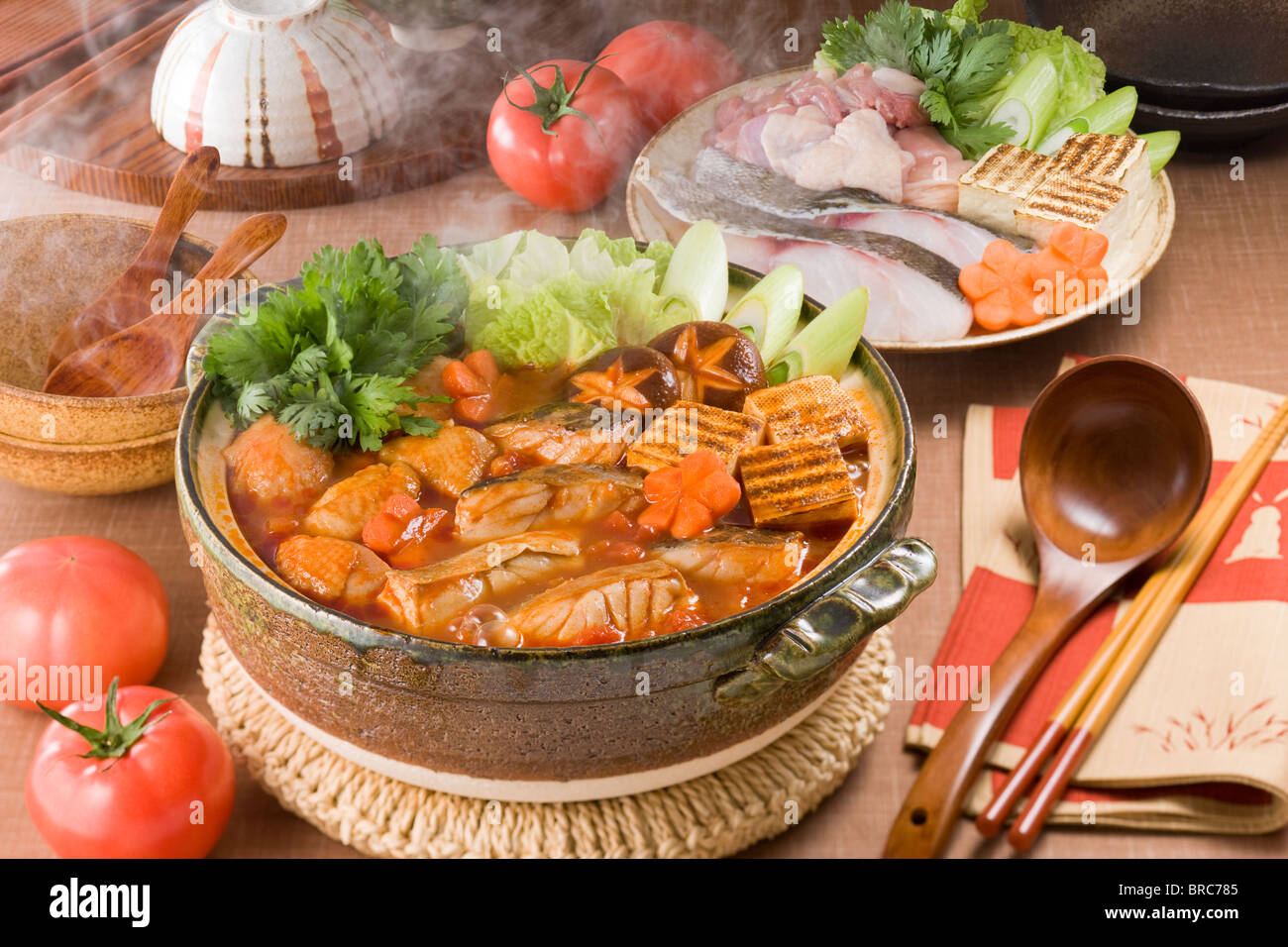 Pot tomato ladle hi-res stock photography and images - Alamy