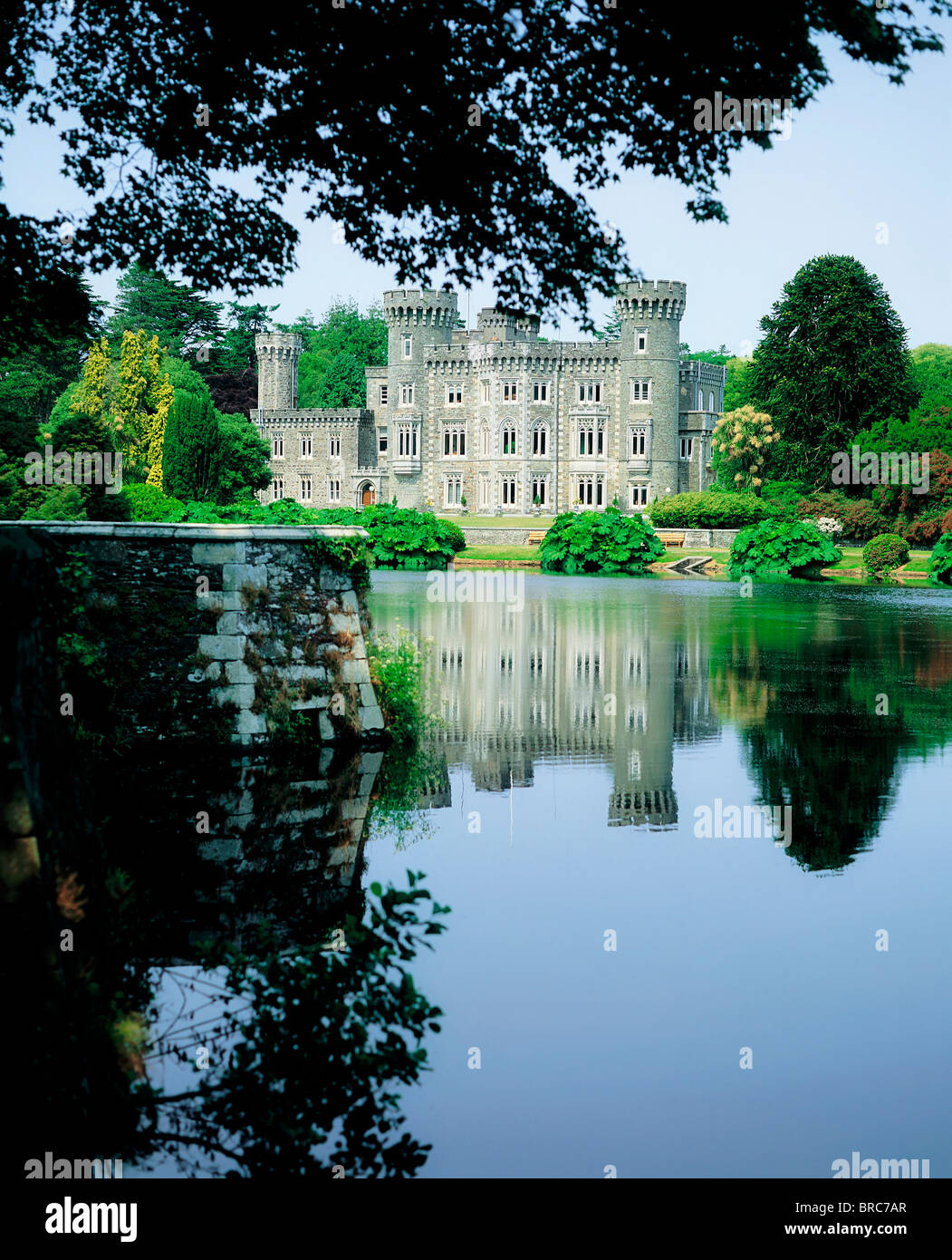 Johnstown Castle, Co Wexford, Ireland; 19Th Century Castle Stock Photo ...