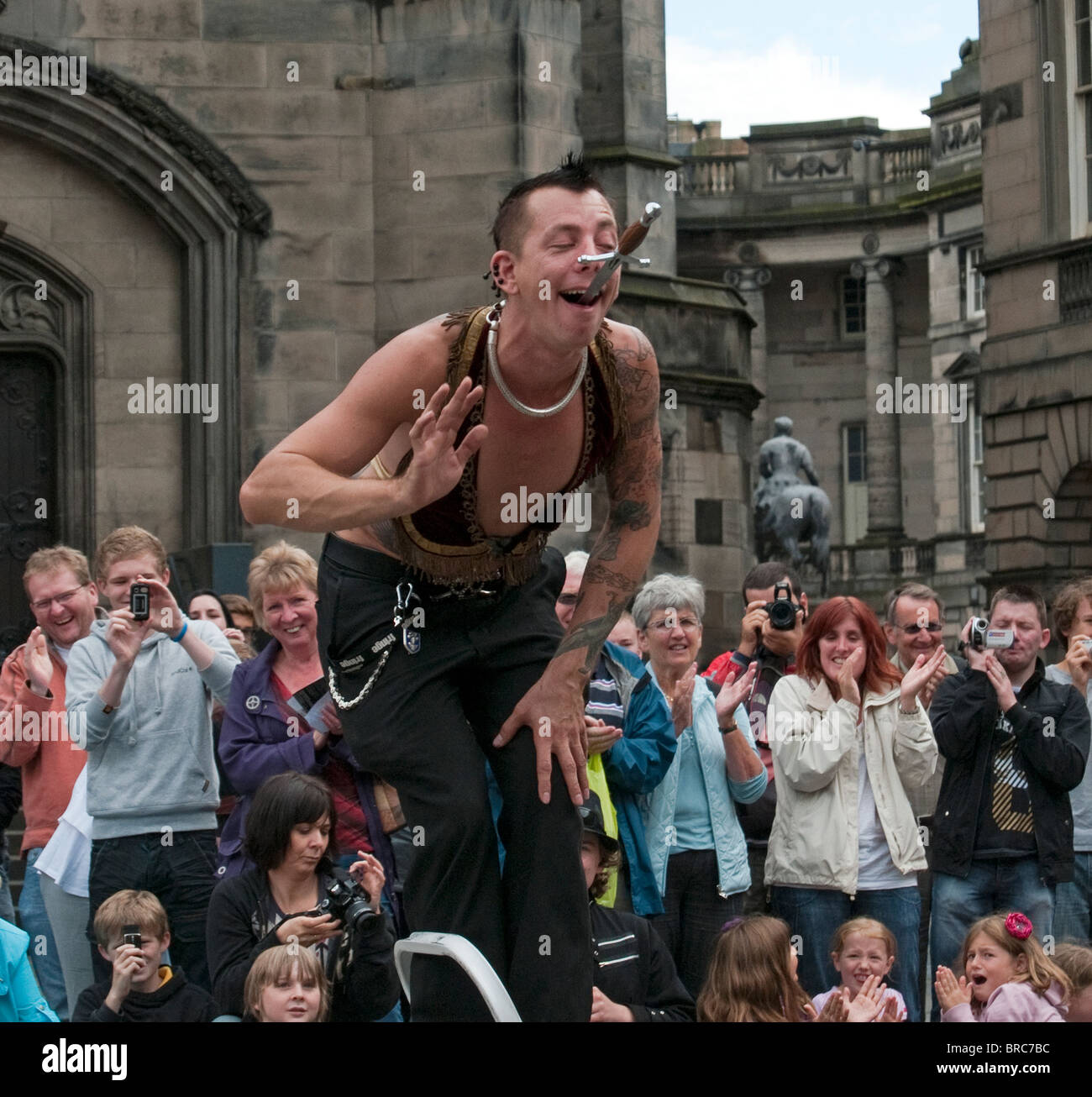 Swallowing Sword High Resolution Stock Photography and Images - Alamy