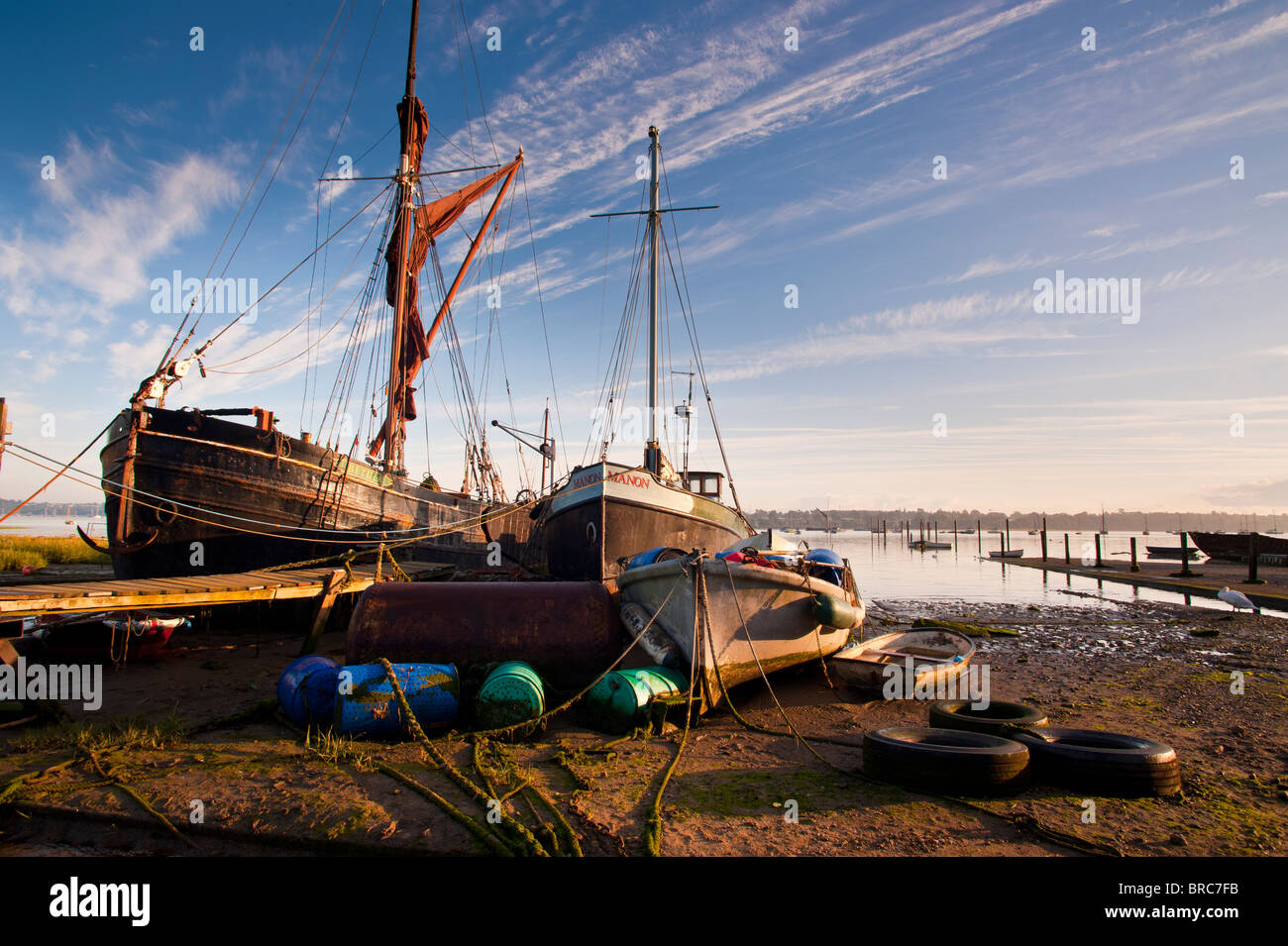 Pin Mill, Suffolk Stock Photo - Alamy