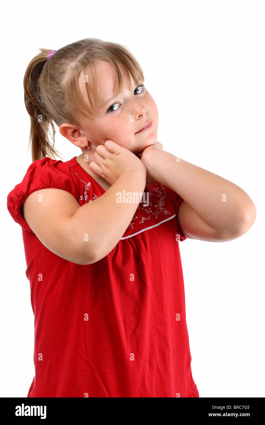 Pre teen girl isolated hi-res stock photography and images - Alamy