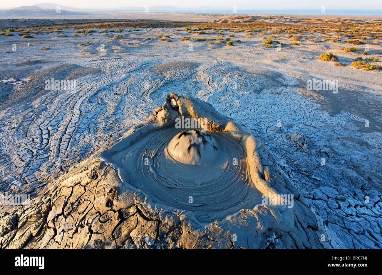 Mud volcano erupting mud bubble hi-res stock photography and images - Alamy