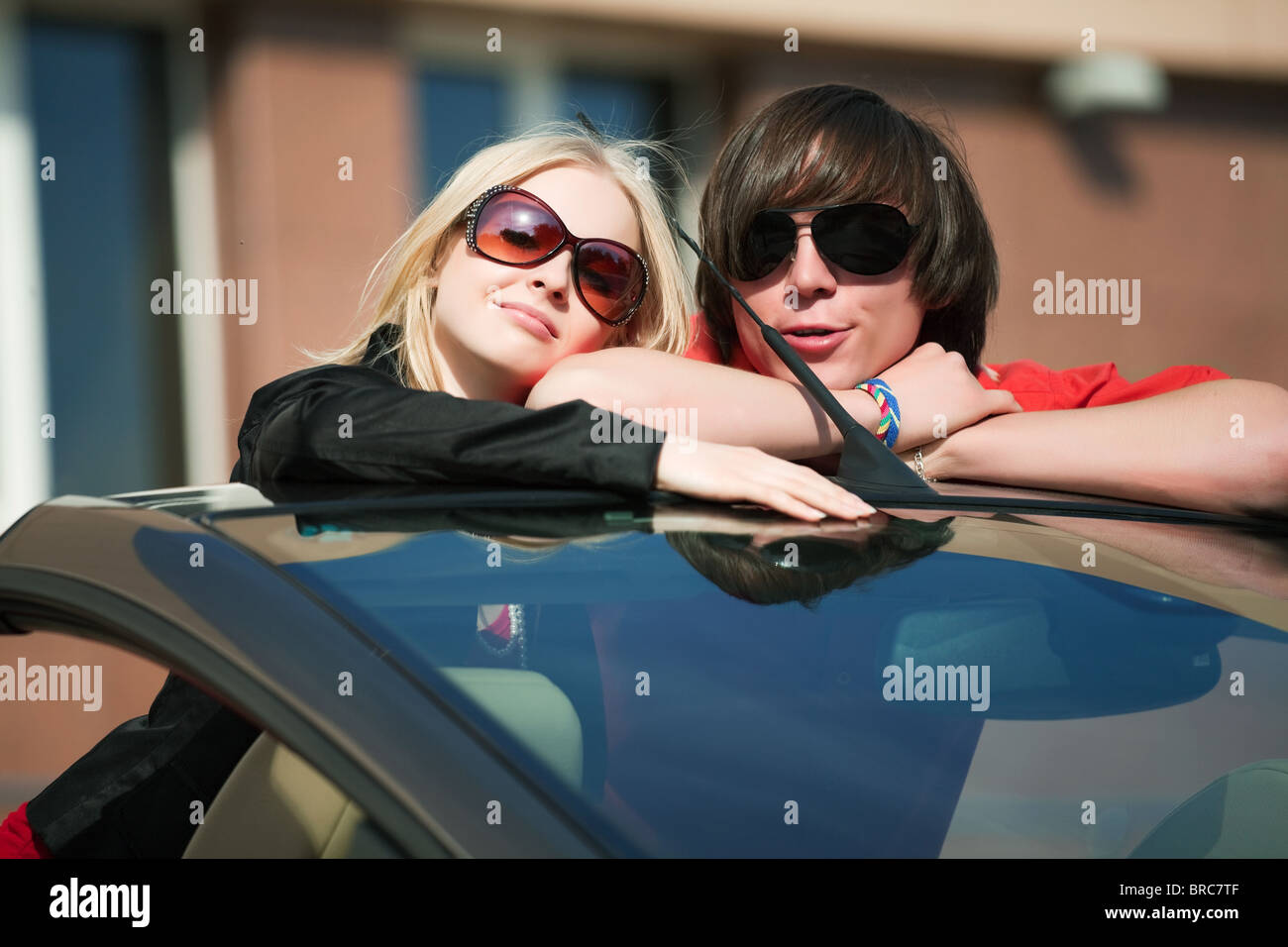 Teens Driving Convertible High Resolution Stock Photography and Images ...
