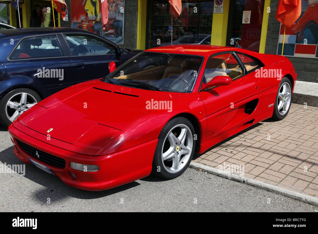 RED FERRARI 355 BERLINETTA MARANELLO ITALY MARANELLO ITALY MARANELLO ...