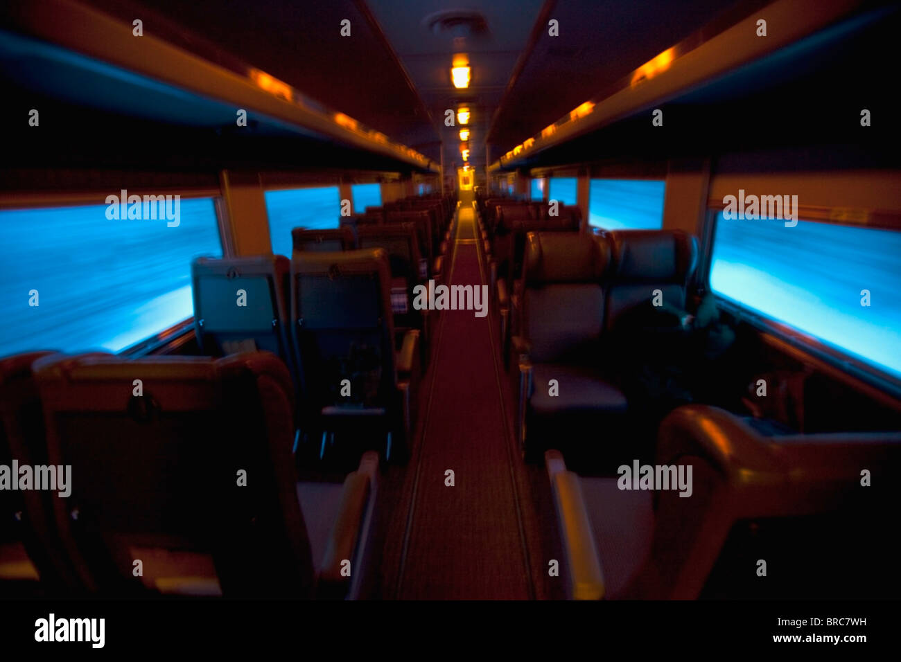 Rail car interiors hi-res stock photography and images - Alamy