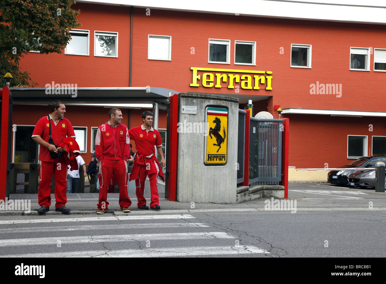 FERRARI WORKERS FACTORY ENTRANCE SIGN MARANELLO MARANELLO ITALY ...