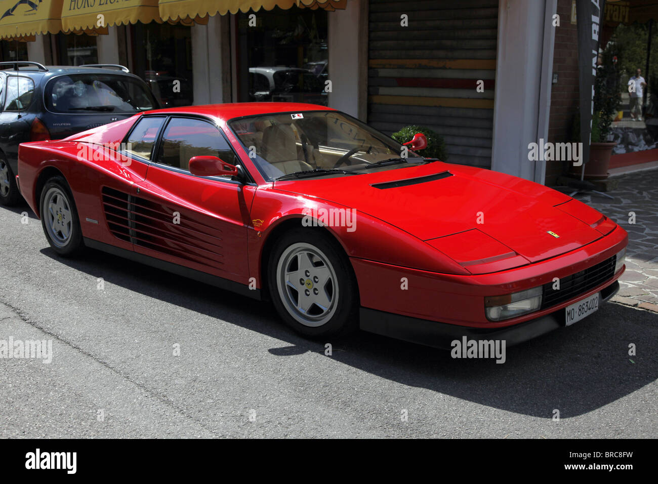 RED FERRARI 348 TB MARANELLO ITALY MARANELLO ITALY MARANELLO ITALY 07 ...