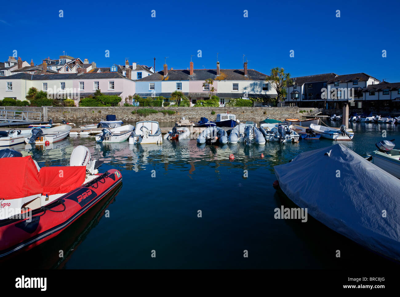 Island Quay with Moorings and Holiday Homes, Salcombe, Devon, England ...