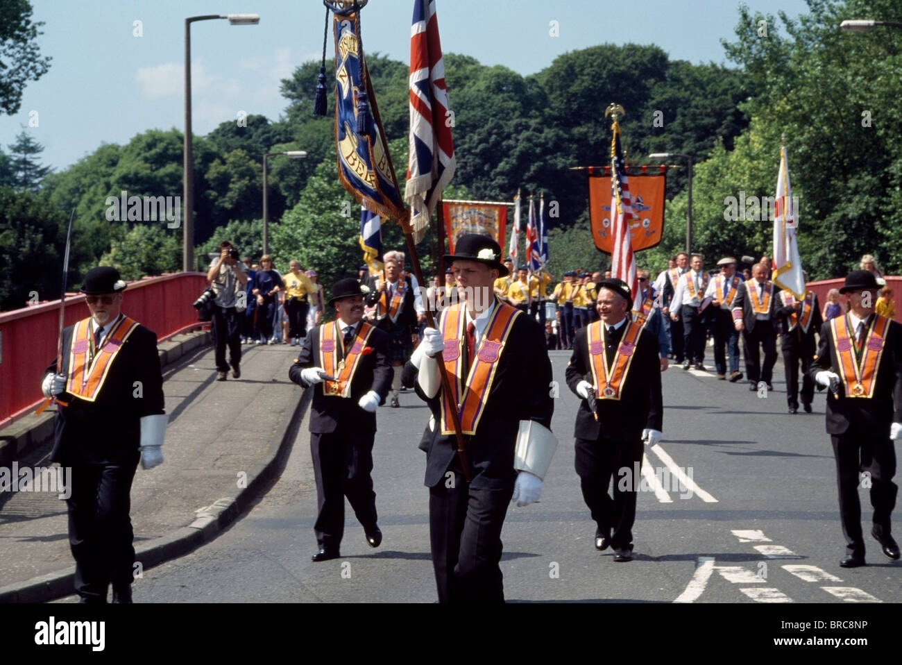Orange Lodge March, 12Th July, Belfast, Ireland Stock Photo - Alamy