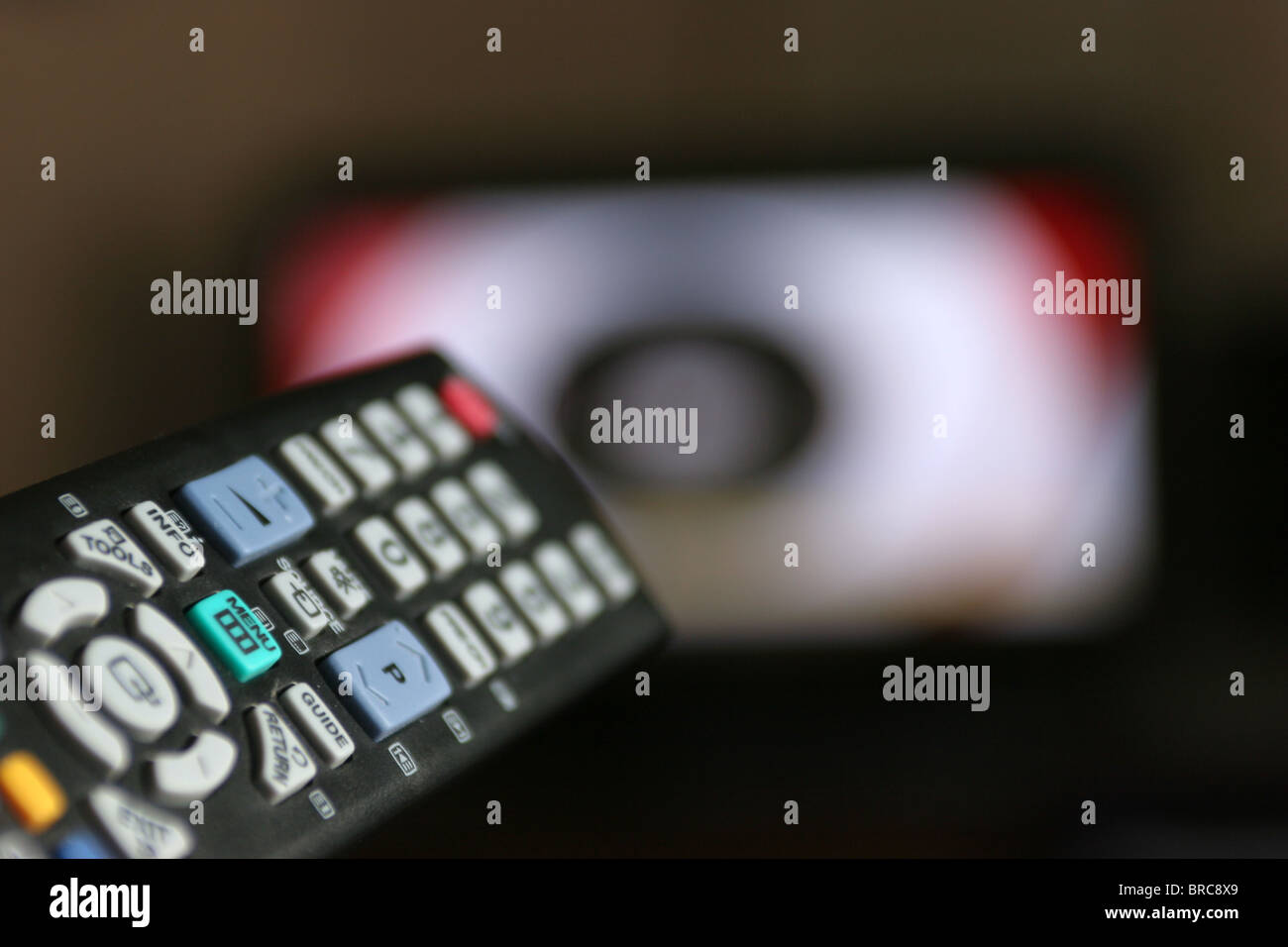 A detail of TV remote Stock Photo - Alamy