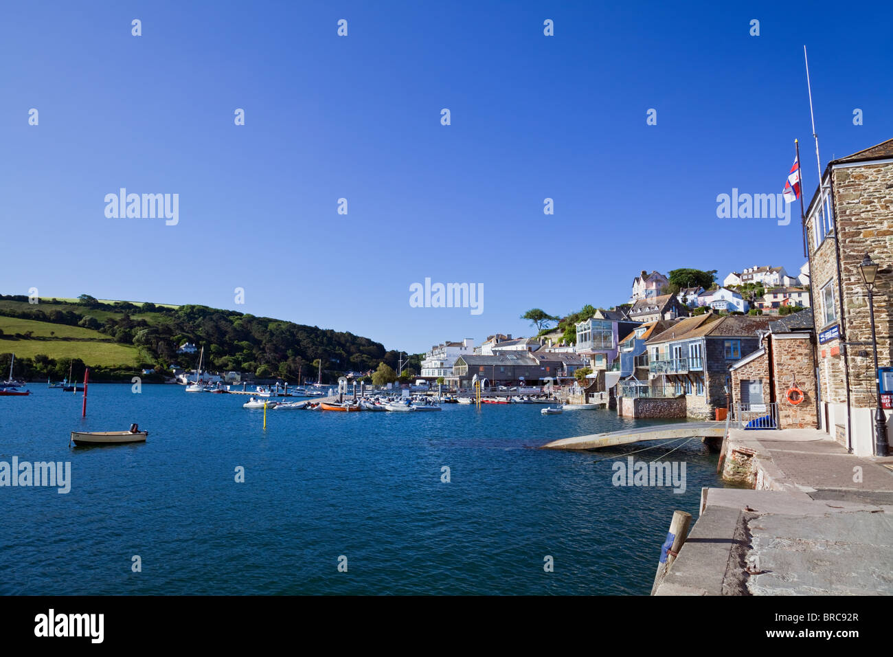 England Devon Salcombe Customhouse Quay Stock Photo - Alamy