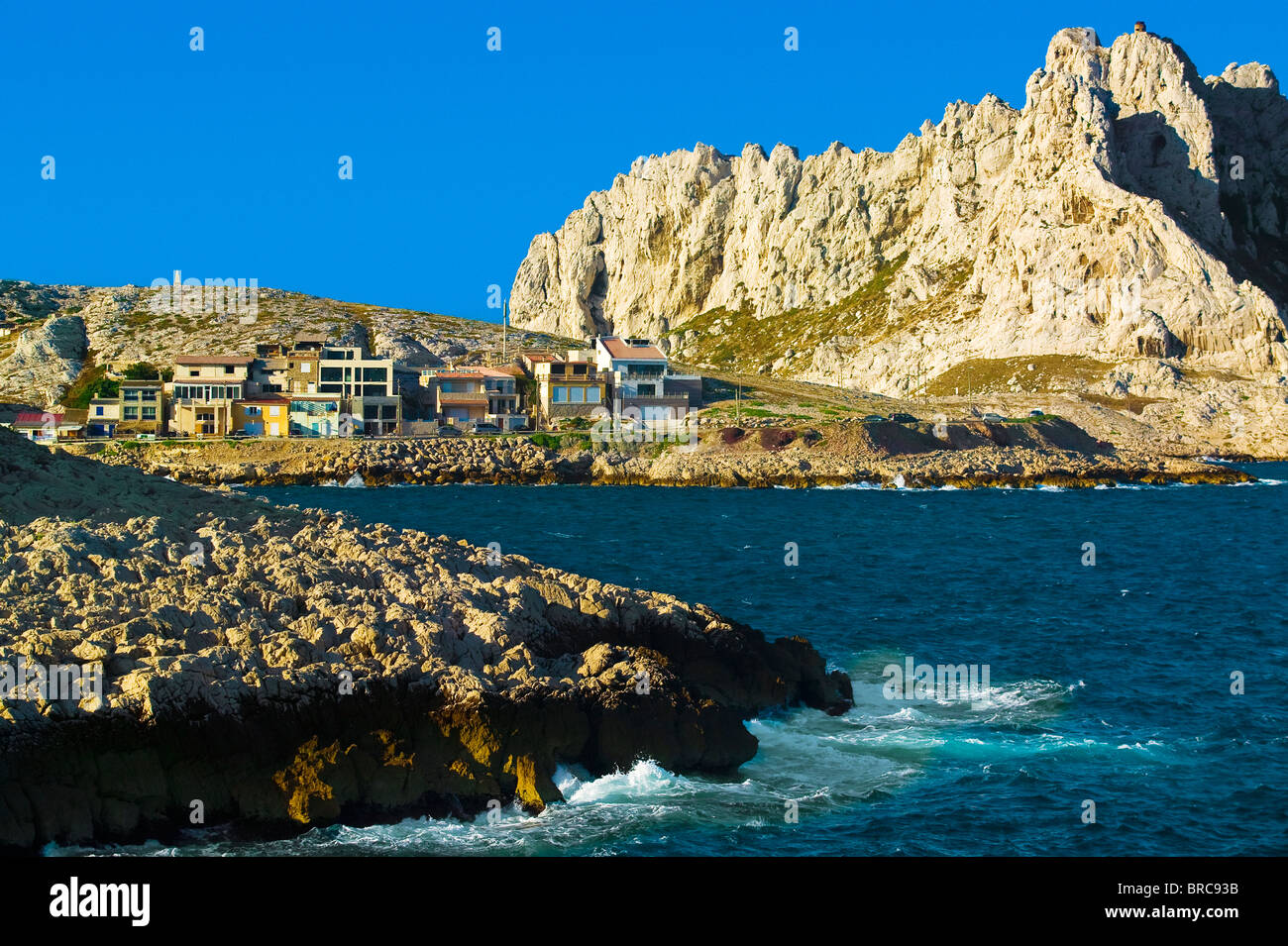 LES GOUDES AND MAIRE ISLAND, MARSEILLE, PROVENCE, FRANCE Stock Photo ...