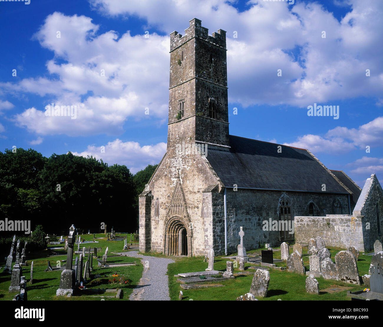 Clonfert Cathedral, Clonfert, Co Galway, Ireland Stock Photo - Alamy