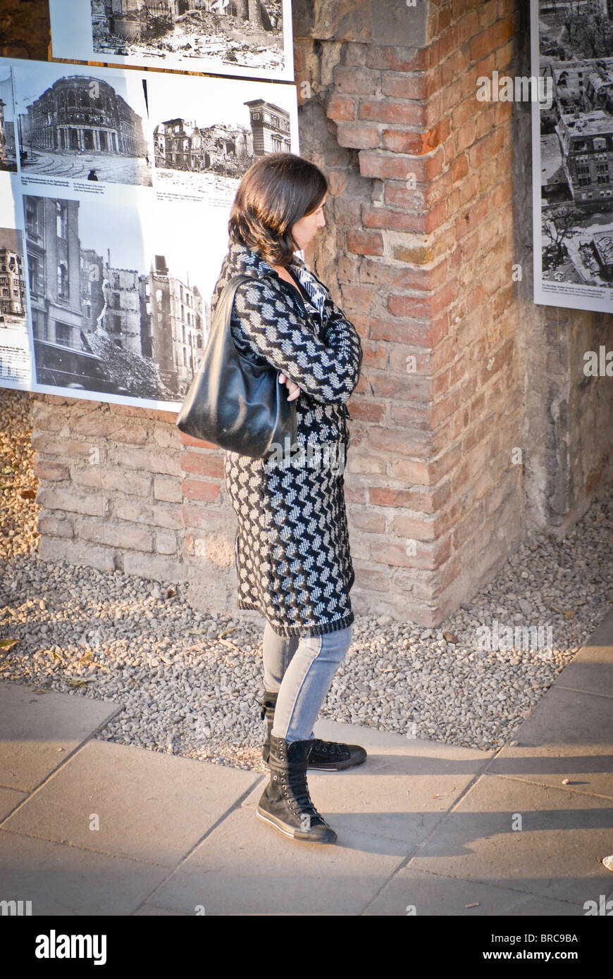 Topographie Des Terrors, Berlin, Germany. Within the cellar remains of ...